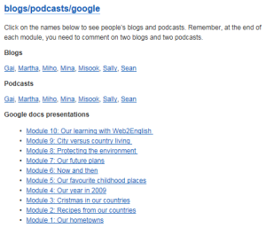Using blogs to create web-based English courses - Teaching English with ...